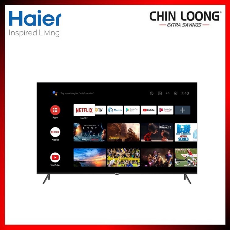 [NEW PRODUCT]Haier 55 Inch 4K HDR Android TV/ 55"Television 电视 電視機 ...