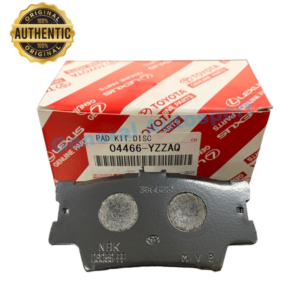 Original Rear Disc Brake Pad Toyota Camry ACV40 ASV50 Harrier ZSU60 ...