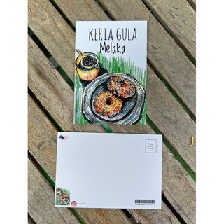 Poskad Kuih-Muih Malaysia (4 design) | Shopee Malaysia
