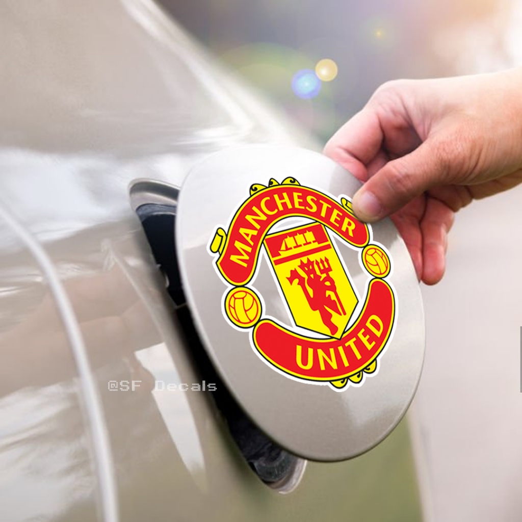 MANCHESTER UNITED F. C. Car Fuel Tank Sticker | Shopee Malaysia
