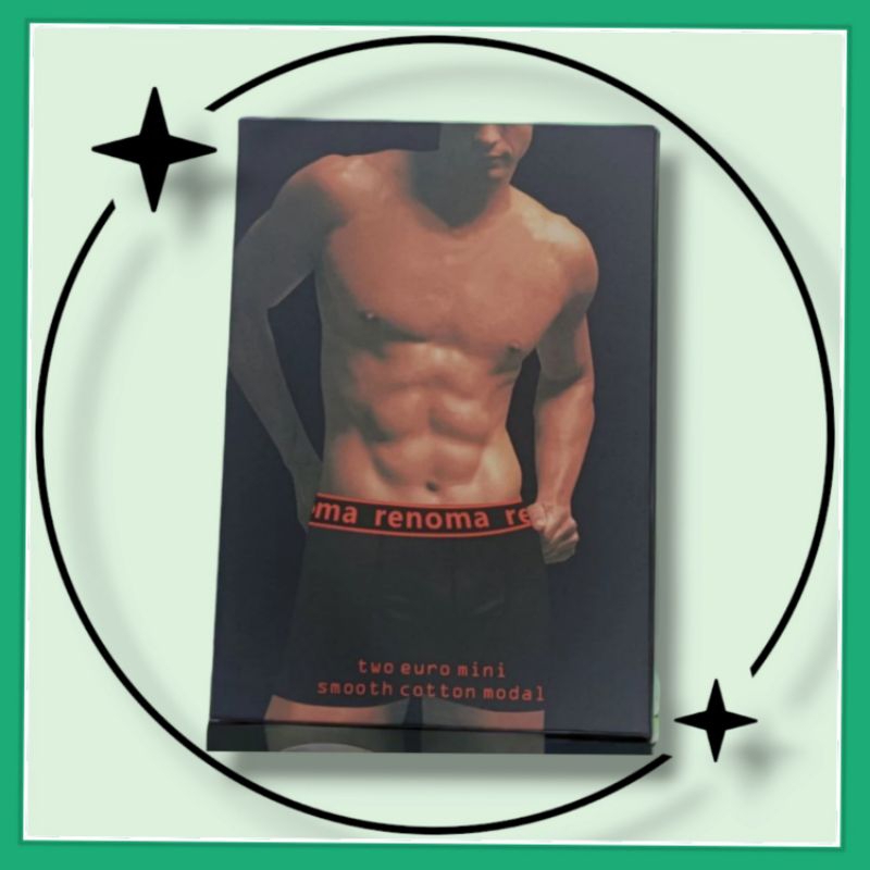 3 PCS/BOX RENOMA PARIS MEN'S BOXER UNDERWEAR SMOOTH COTTON MODAL ...