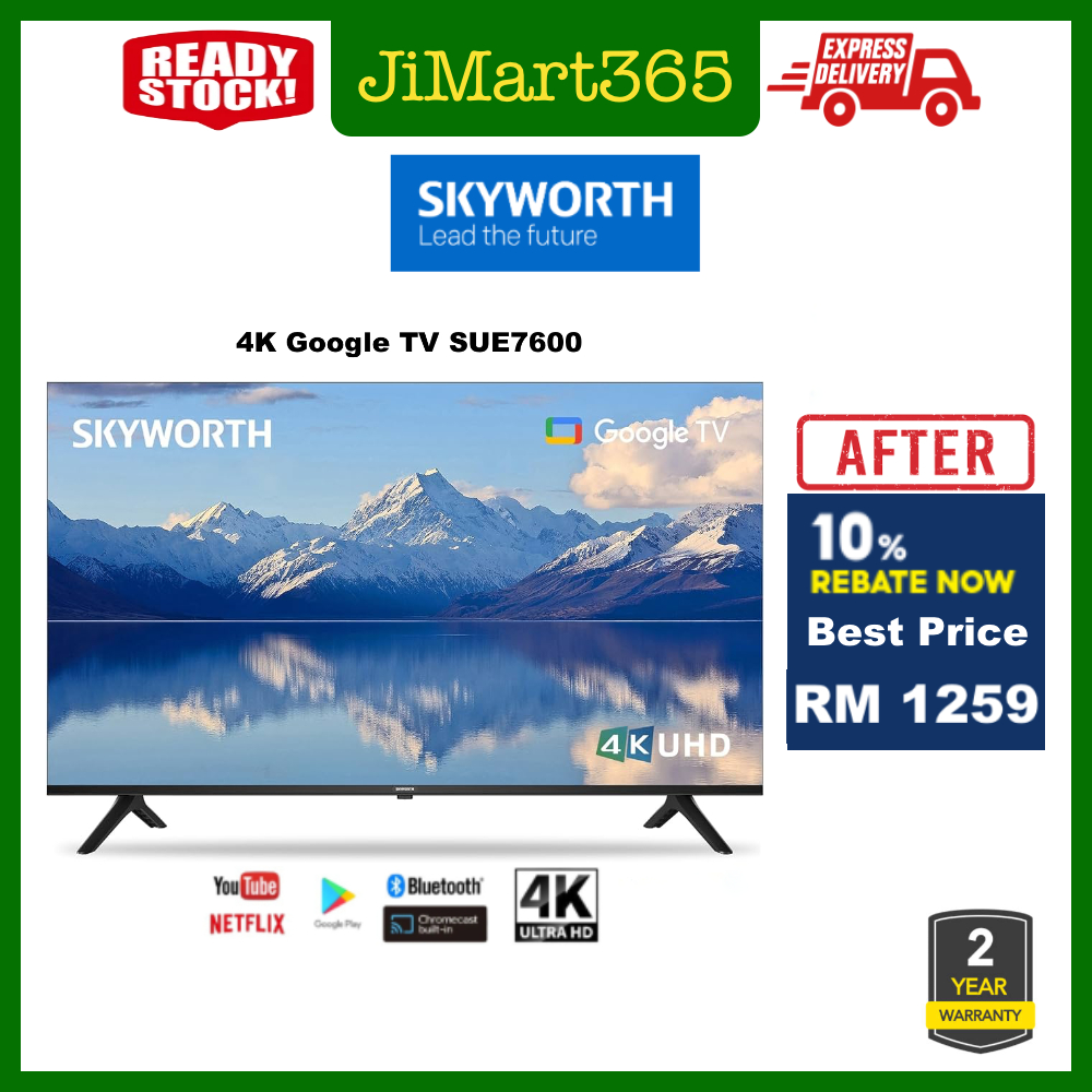 [New Model ] Skyworth 50"/ 55" 4K UHD Google TV / Android TV Led TV ...