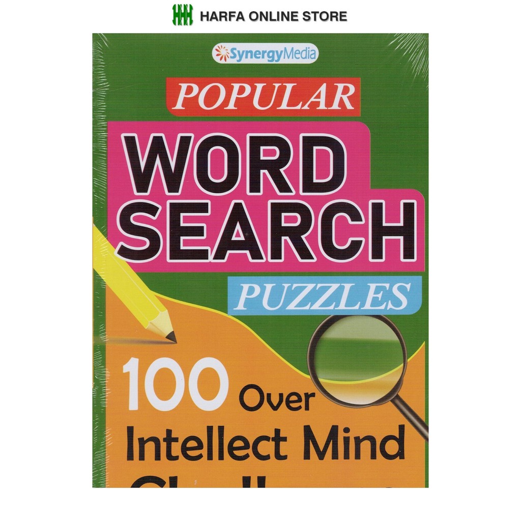 POPULAR WORD SEARCH PUZZLES 100 OVER INTELLECT MIND CHALLENGE | Shopee ...