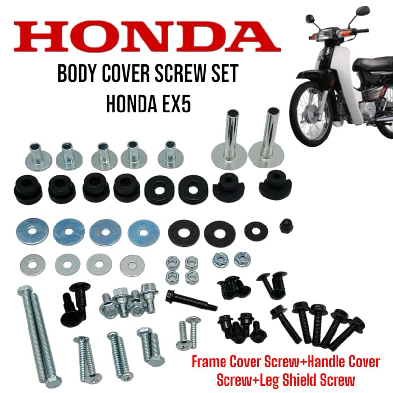 Screw body skru cover set (GN5) honda ex5 ex5dream ex5 dream ex5 high power | Shopee Malaysia