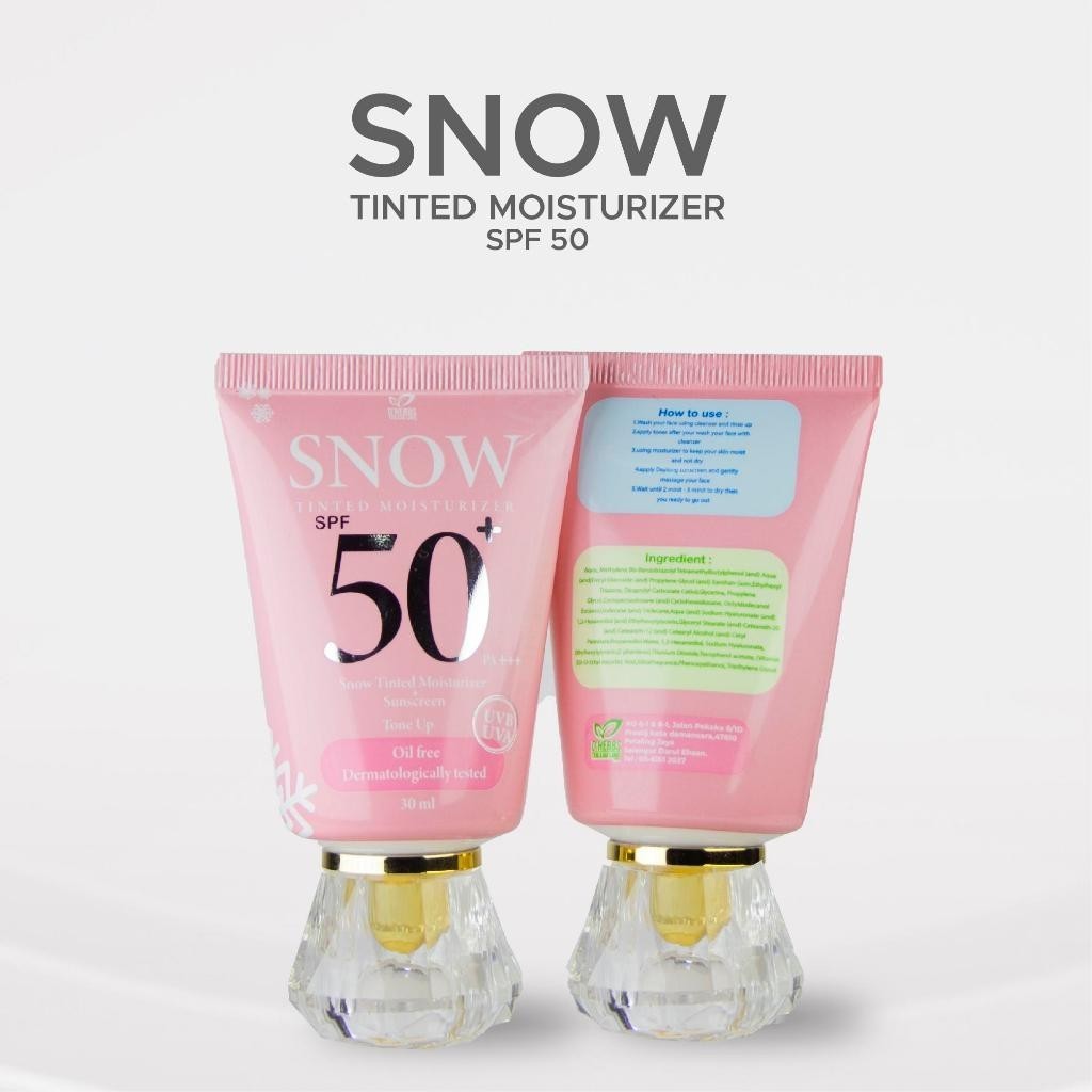 🛍️DHERBS SNOW TINTED MOISTURIZER SPF50/SUNSCREENS SPF50 | Shopee Malaysia