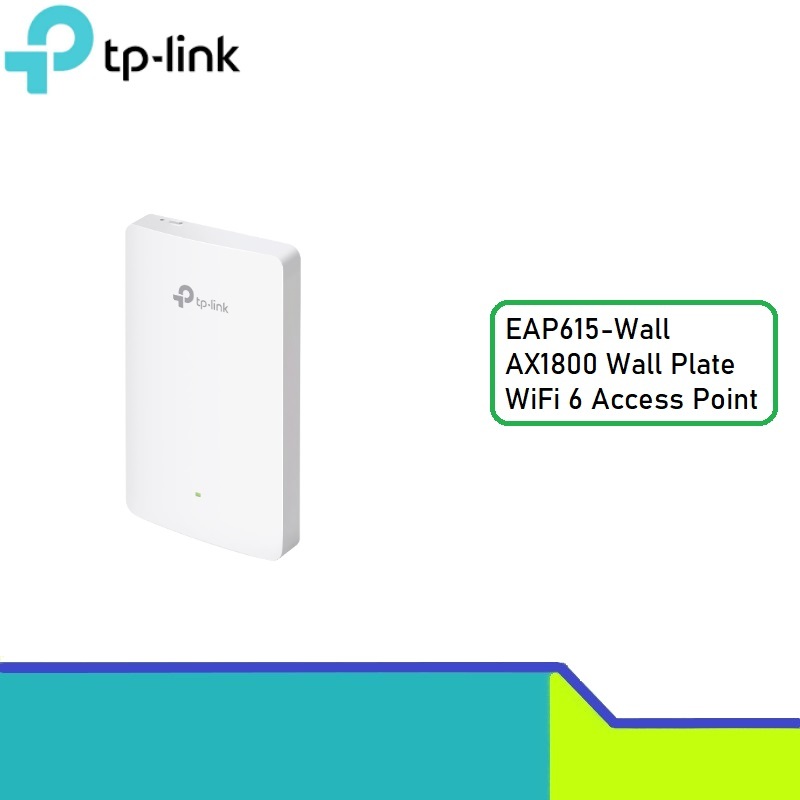 TP-Link EAP615-Wall AX1800 Wall Plate WiFi 6 Access Point | Shopee Malaysia