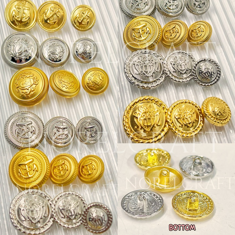 (6PCS) GOOD QUALITY GOLD SET BUTTON/ BUTTONS GOLD/ BUTANG EMAS SET ...
