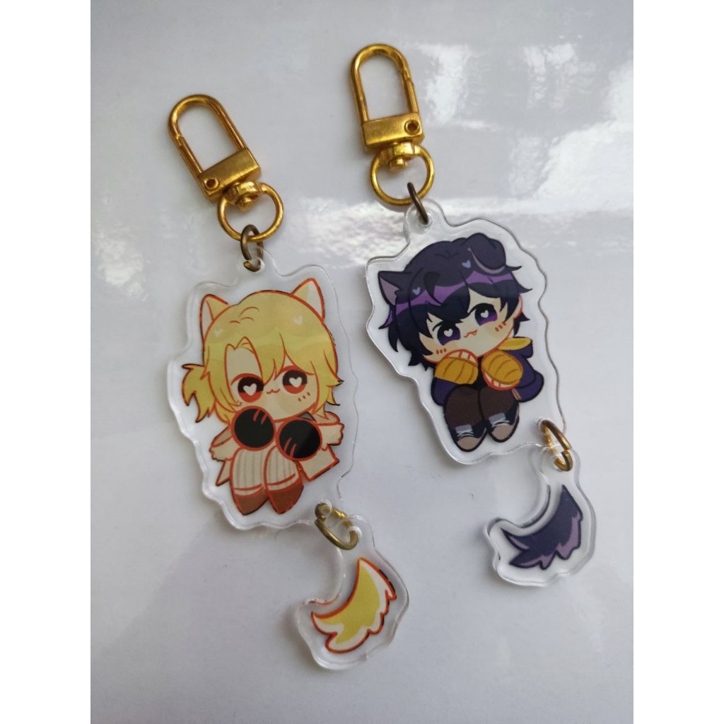 Nijisanji En luxiem Luca Shu keychain keychains / charm keychains Cute ...