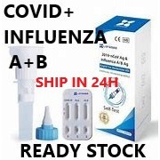 [INFLUENZA + Covid ] LONGSEE 3 in 1 Saliva Antigen Covid 19 Test Kit ...