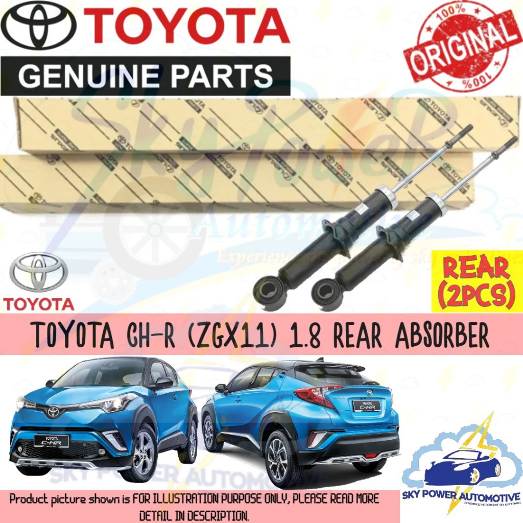 TOYOTA CH-R CHR ZGX11 1.8 100% ORIGINAL GENUINE SHOCK ABSORBER ( REAR ...
