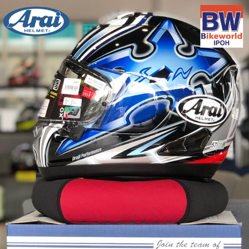 ARAI RX-7X / RX7X NAKANO SHURIKEN SILVER ORIGINAL [BikeWorld IPOH ...