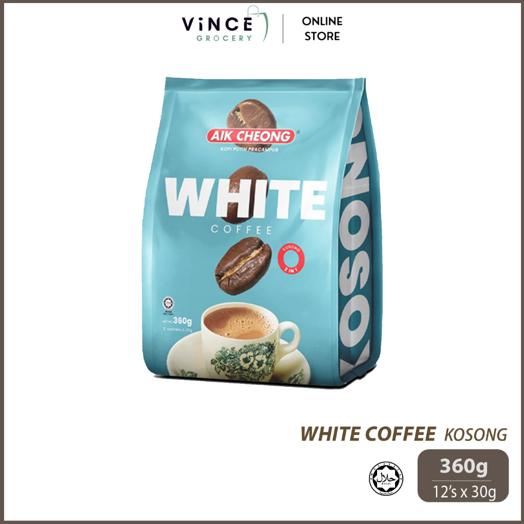 AIK CHEONG White Coffee Kosong | 360G [12's x 30G] | Shopee Malaysia