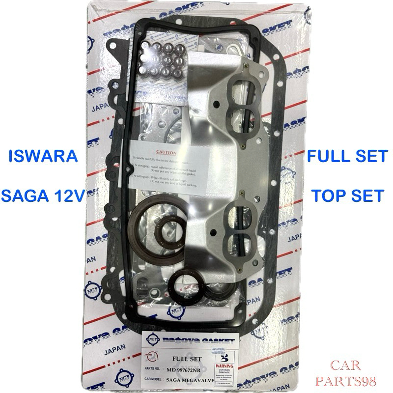 PROTON SAGA 12V ISWARA 12V,WIRA 1.3,1.5 TOP SET & OVERHAUL SET | Shopee ...