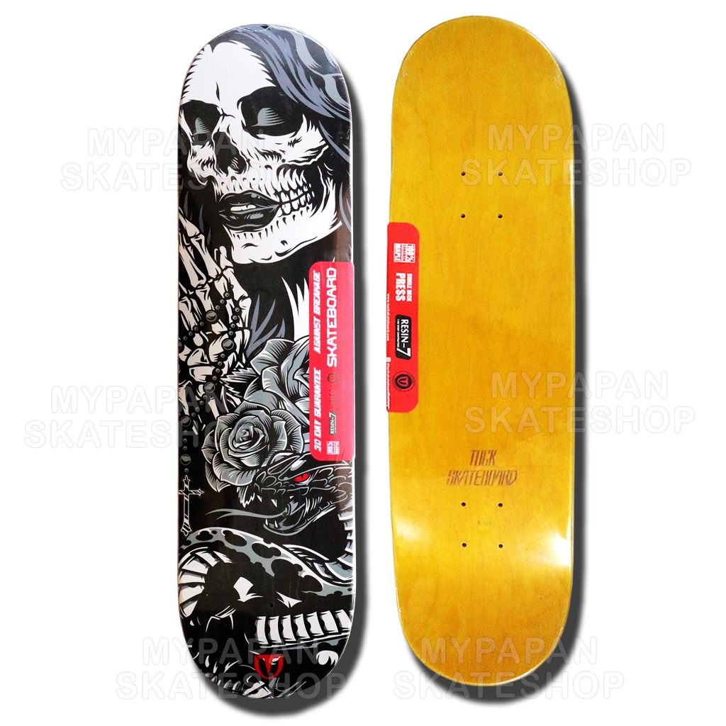Tuck Skateboards Deck Model Blessed Black Size 8.125 Inch, 7-Layers ...