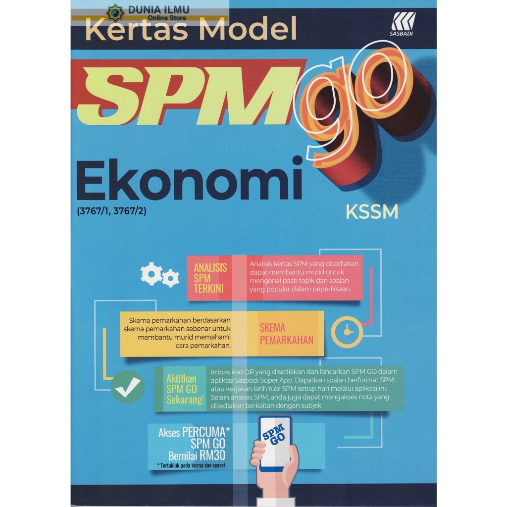 BUKU LATIHAN : KERTAS MODEL SPM GO EKONOMI KSSM | Shopee Malaysia