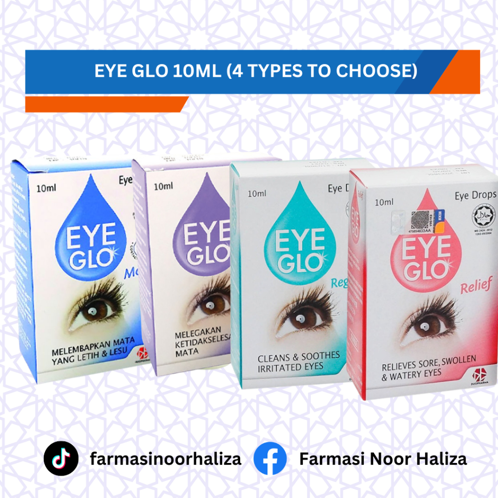 EYE GLO MOIST/REGULAR/PLUS/RELIEF 10ML | Shopee Malaysia