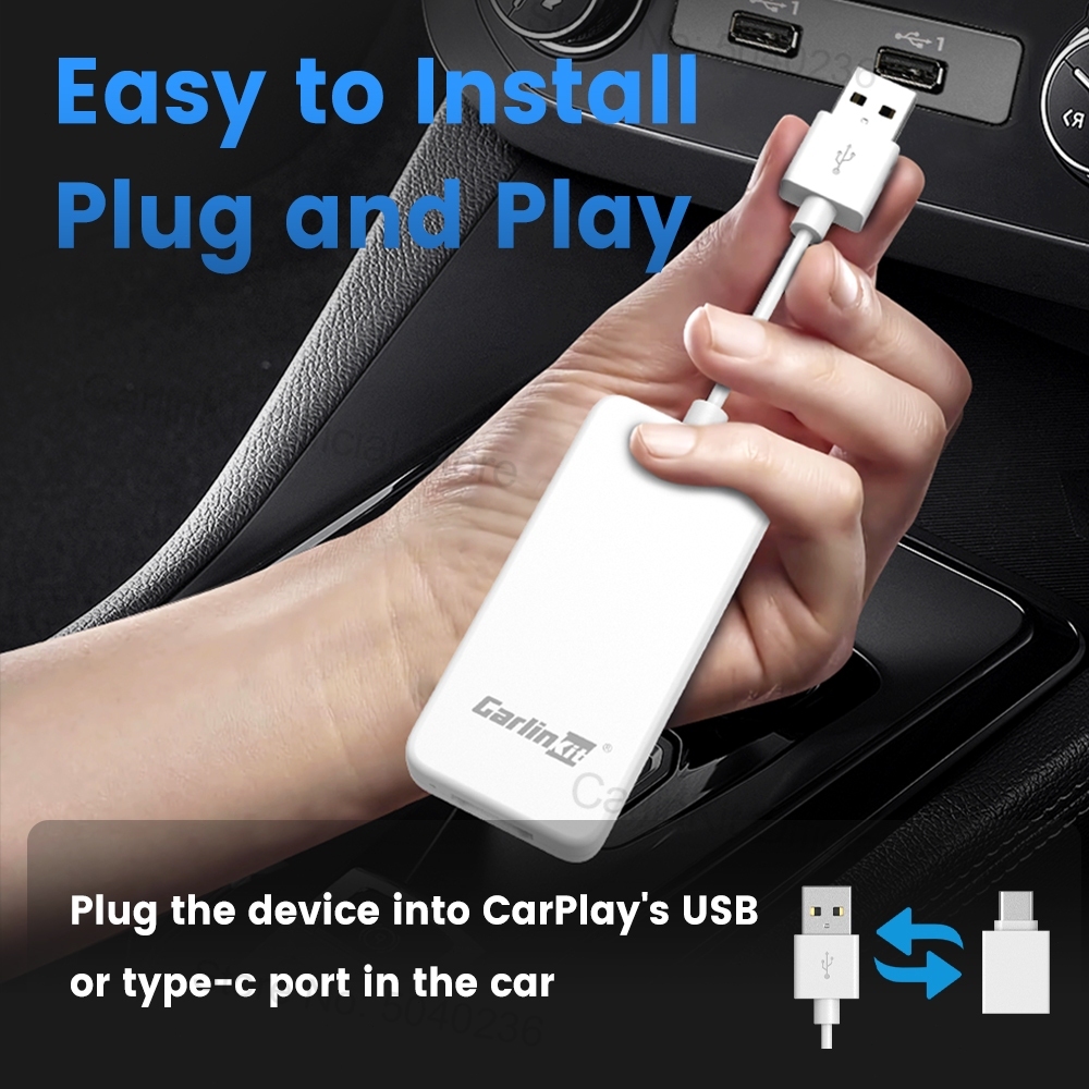 CarlinKit HD2CP Car Video Streaming Box HDMI Adapter 4K HD Output Plug ...