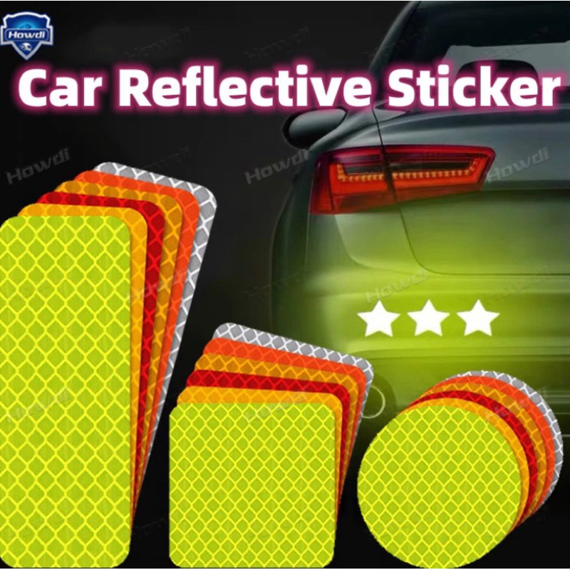 Warning Reflective Stickers Waterproof Reflective Tape Stickers ...