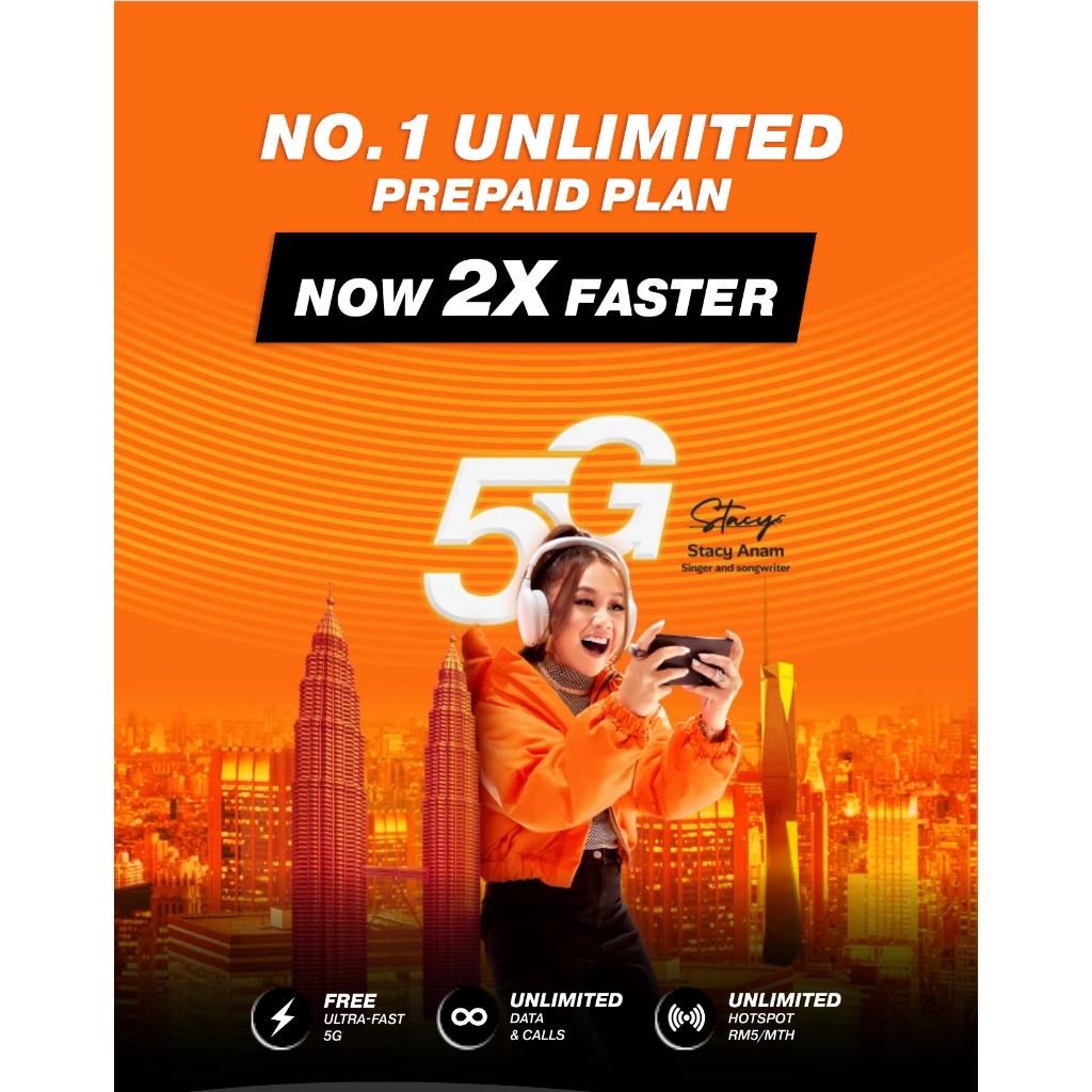 Umobile Unlimited Prepaid 5G SIM Card Plan - U25 U35 U40 U50 / Umobile ...