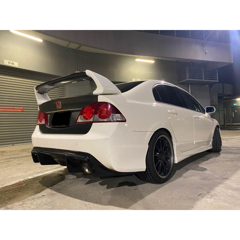 Feels Honda Japan Diffuser rear Bumper Honda Civic Fd FRP | Shopee Malaysia