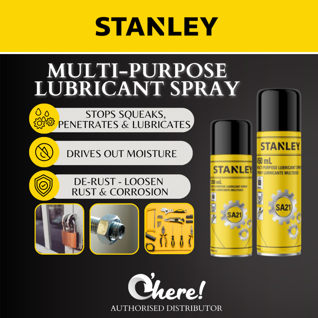 Stanley Multi Purpose Lubricant Spray Penetrant Spray SA21 | Shopee ...