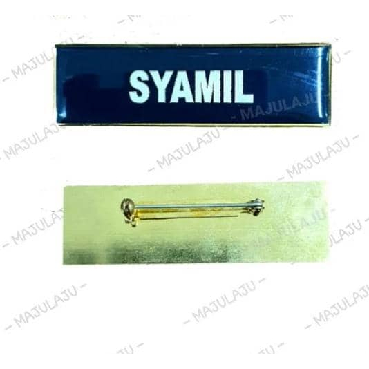 Name Tag Border Emas Besi | Shopee Malaysia