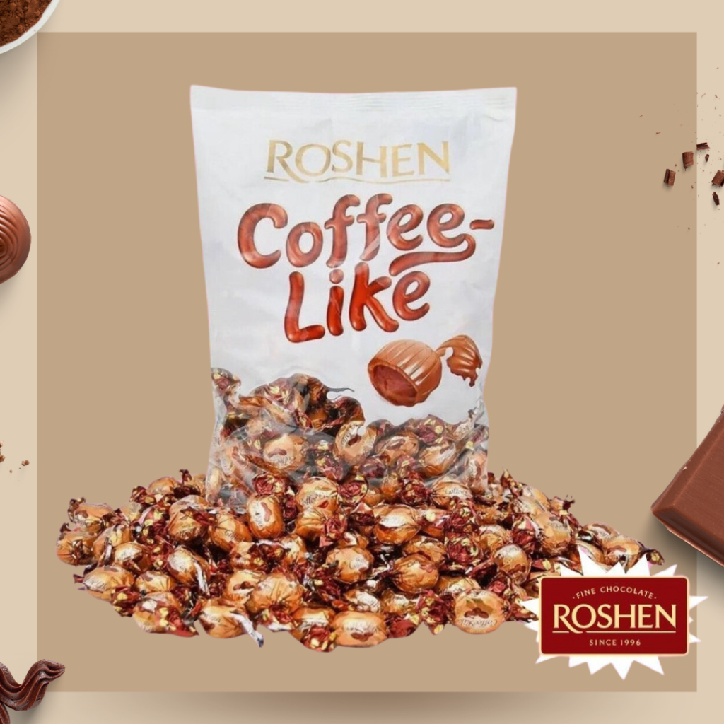 New Arrival Roshen Hard Candies Coffee like 250g/500g/1kg1kg | Shopee ...