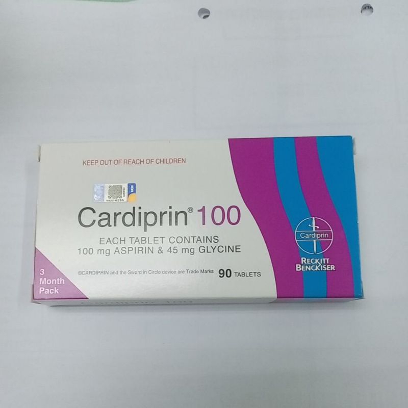 CARDIPRIN TABS 100MG 90'S Exp: 1/3/2025 | Shopee Malaysia