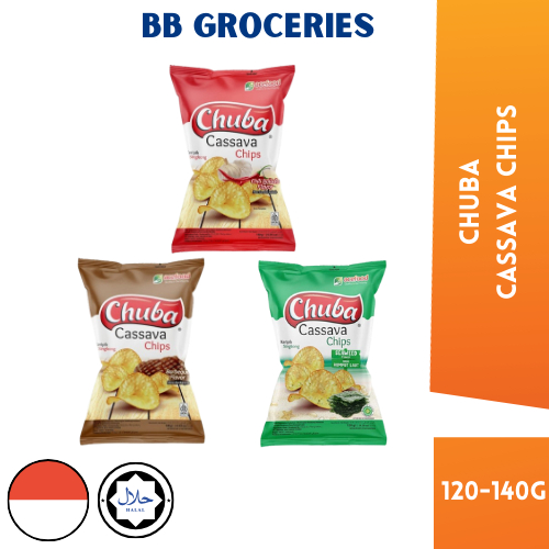 CHUBA Cassava Chips 120-140g HALAL | Shopee Malaysia