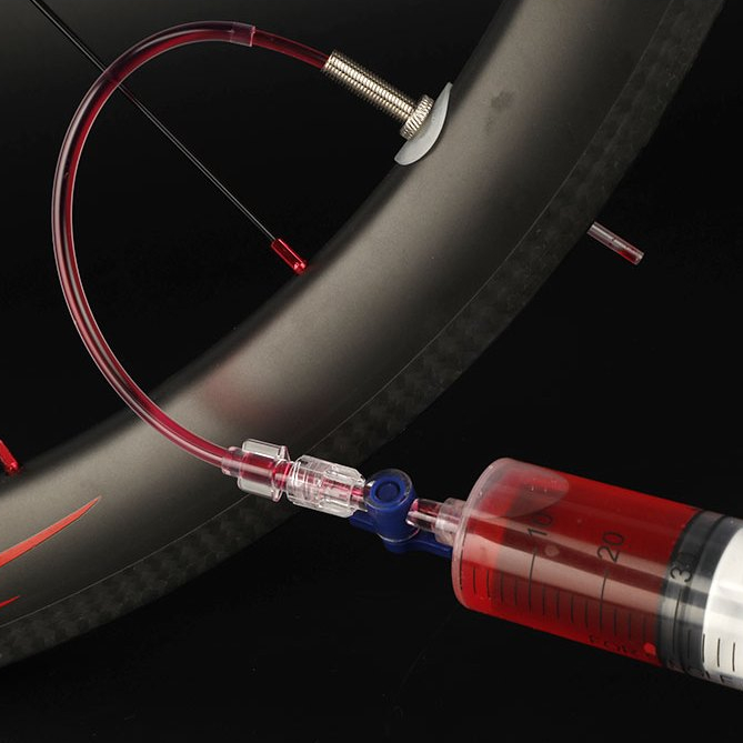 RB MTB Bike Tire Tubeless Sealant Injector Tools 60ml Syringe Rubber ...