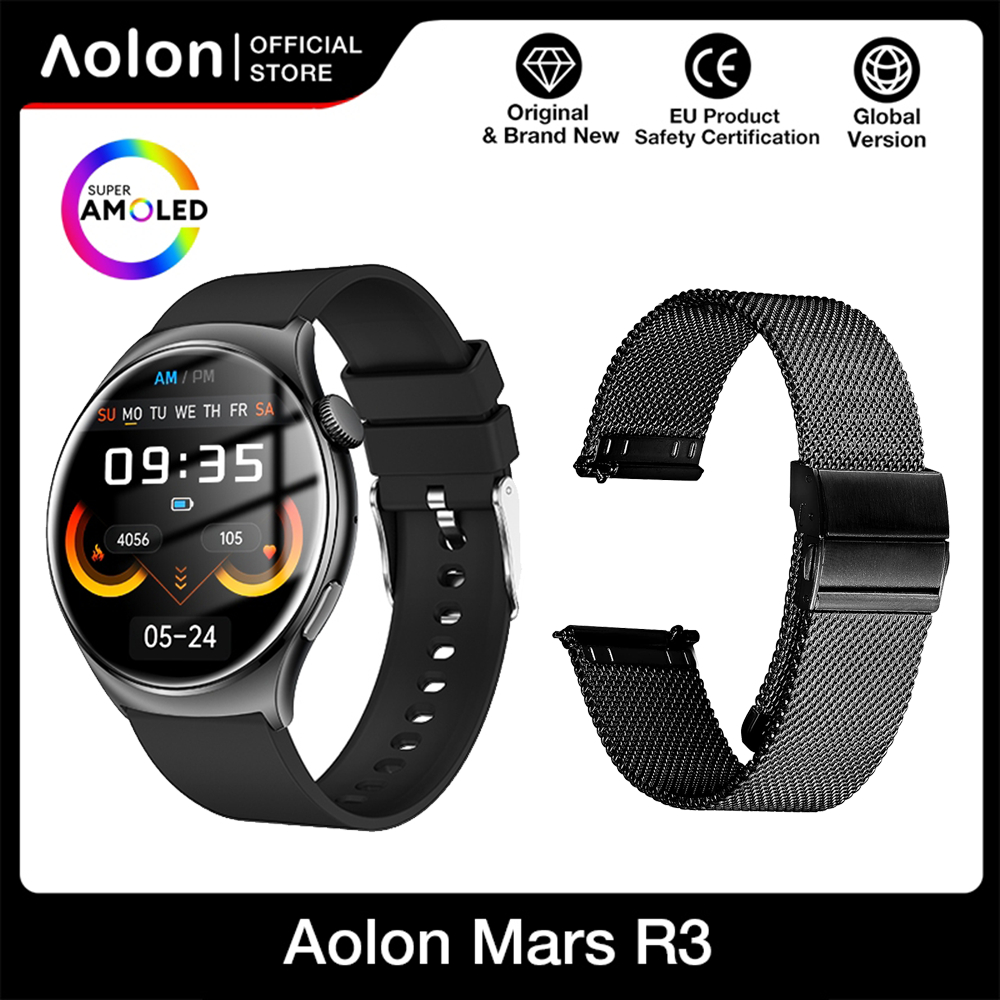 Aolon Mars R3 Smart Watch Original AMOLED Always On Display Custom ...