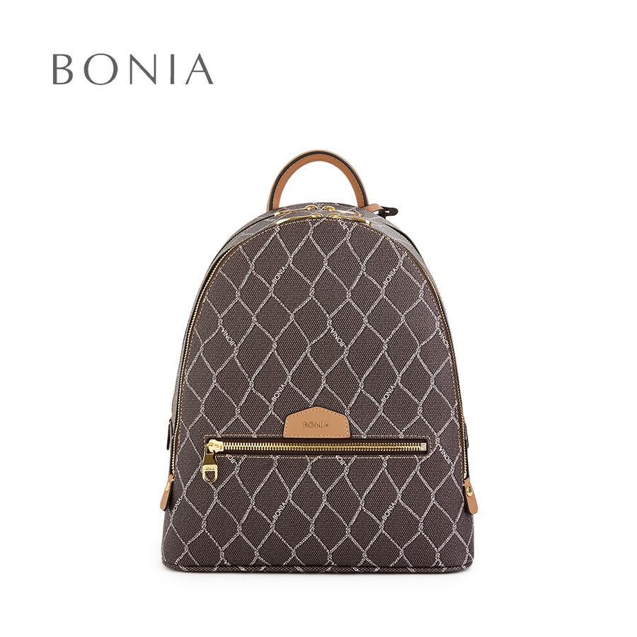 Bonia Beige Mabel Large Backpack | Shopee Malaysia