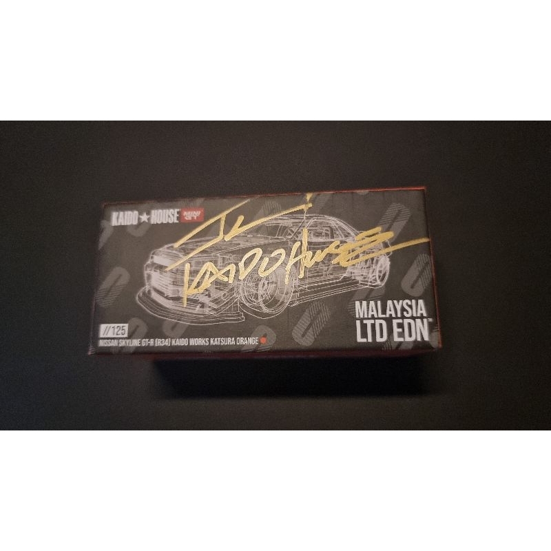 MDX24 Exclusive Kaido House Mini GT Nissan Skyline GT-R R34 Signed Jun ...