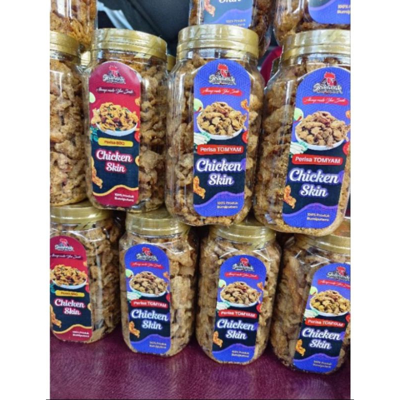⭐READY STOCK ⭐ KULIT AYAM GORENG/SNEK CRISPY CHICKEN SKIN 280G | Shopee ...
