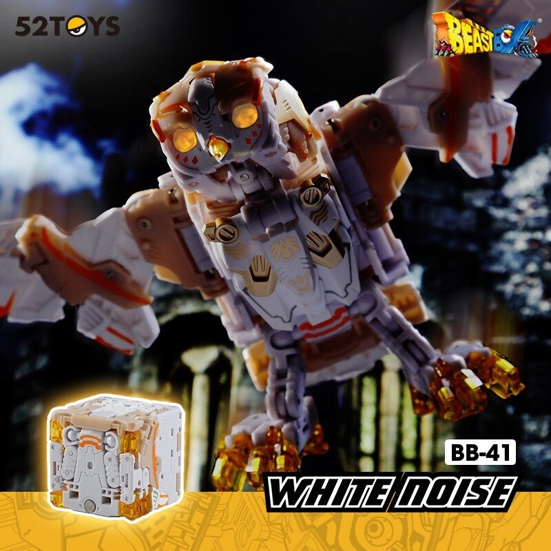 52TOYS BEASTBOX BB-41 WHITE NOISE THE OWL MEGABOX TRANSFORMER CUBE ...