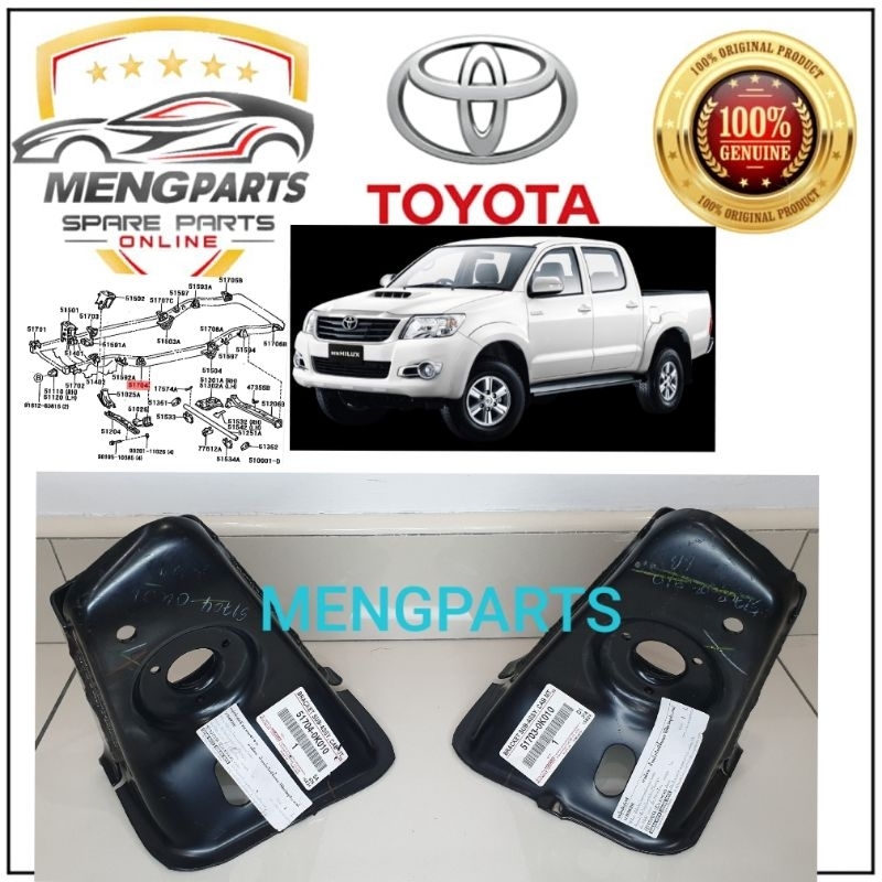 ORIGINAL TOYOTA HILUX VIGO CABIN FAME BRACKET CABIN MOUNTING 51703 ...