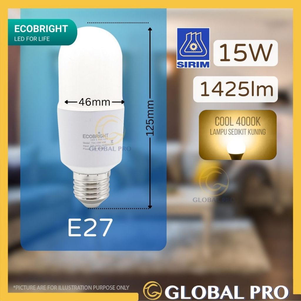 (SIRIM)𝐆𝐋𝐎𝐁𝐀𝐋 𝐏𝐑𝐎 LED Stick Bulb LED light bulb Lampu LED Bulb E27 PLC Ceiling Light lampu ...