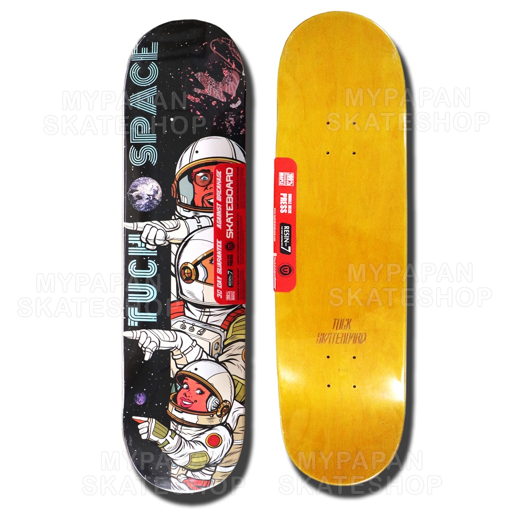 Tuck Skateboards Deck Model Space Size 8.0 Inch, 7-Layers Canada Maple ...