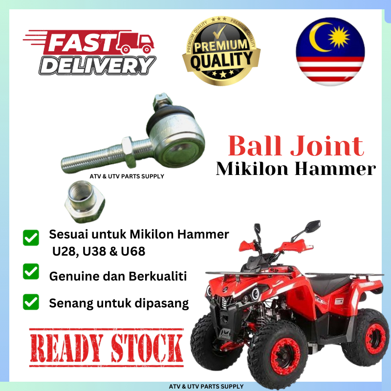 ATV Ball Joint ATV Spare Part Mikilon Hammer U28/U38/U68 150cc, 200cc 🔥LOCAL READY STOCK🔥 ...