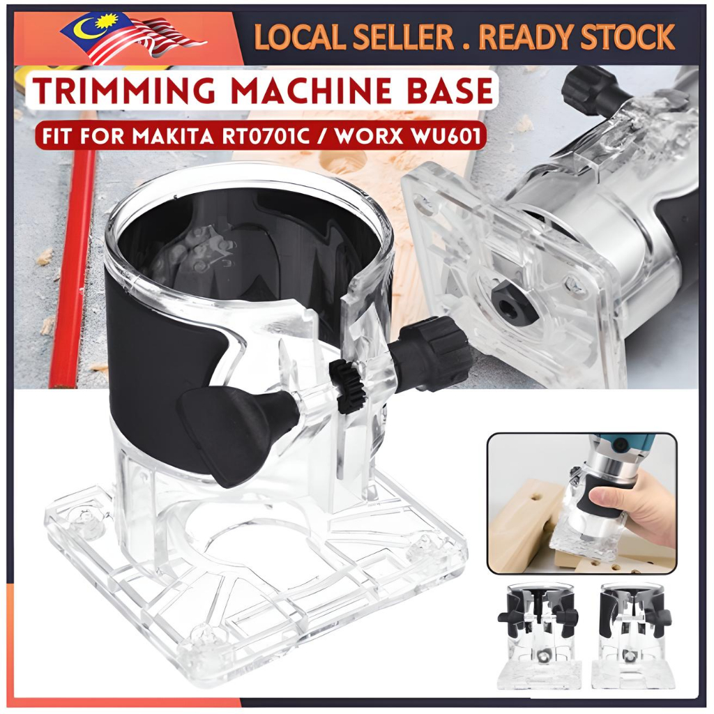 TRIMMER HOUSING ANTI SLIP PEMEGANG ROUTER TRIMMING MACHINE BASE MAKITA ...