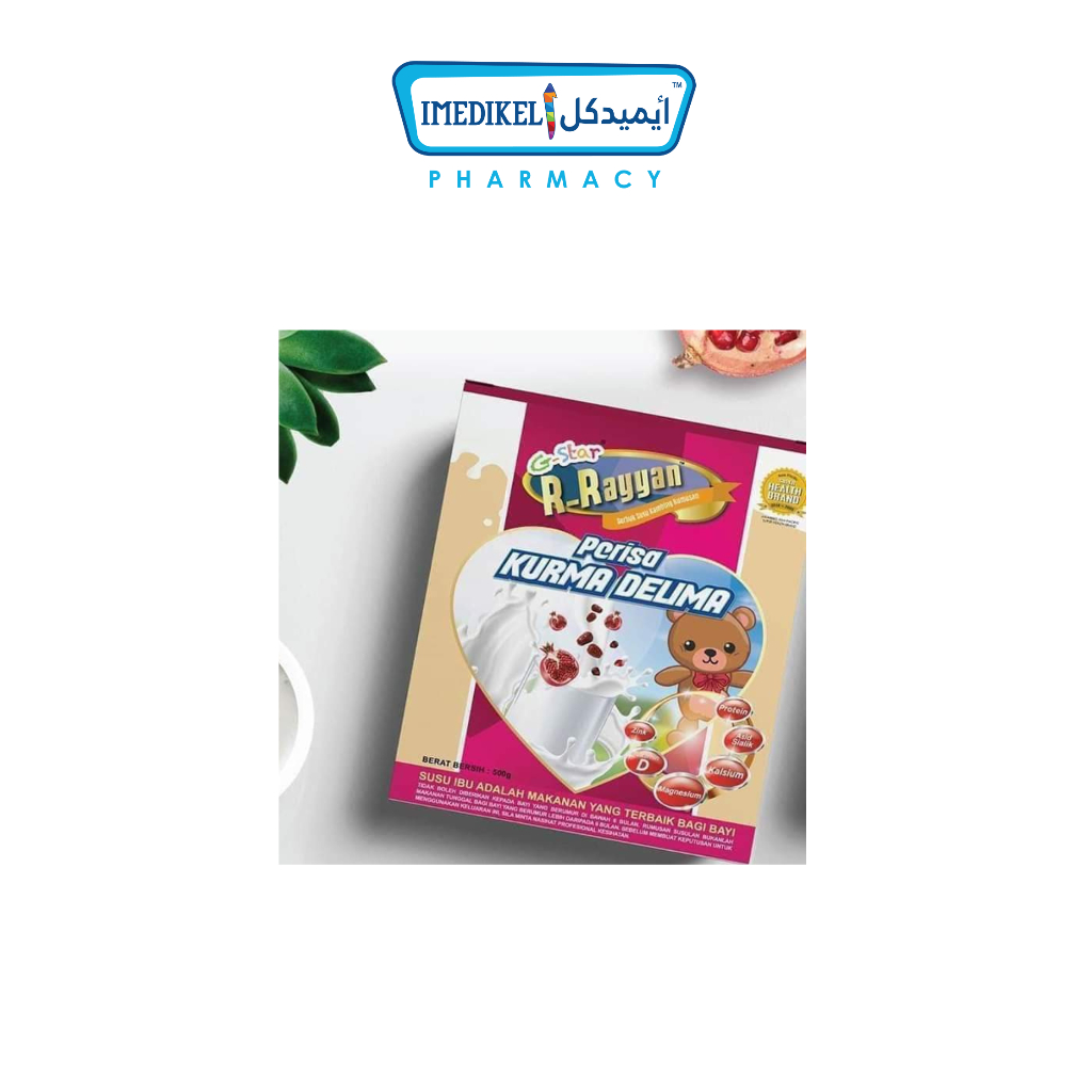SUSU R-RAYYAN PERISA KURMA DELIMA 1 TAHUN KE ATAS 500G | Shopee Malaysia
