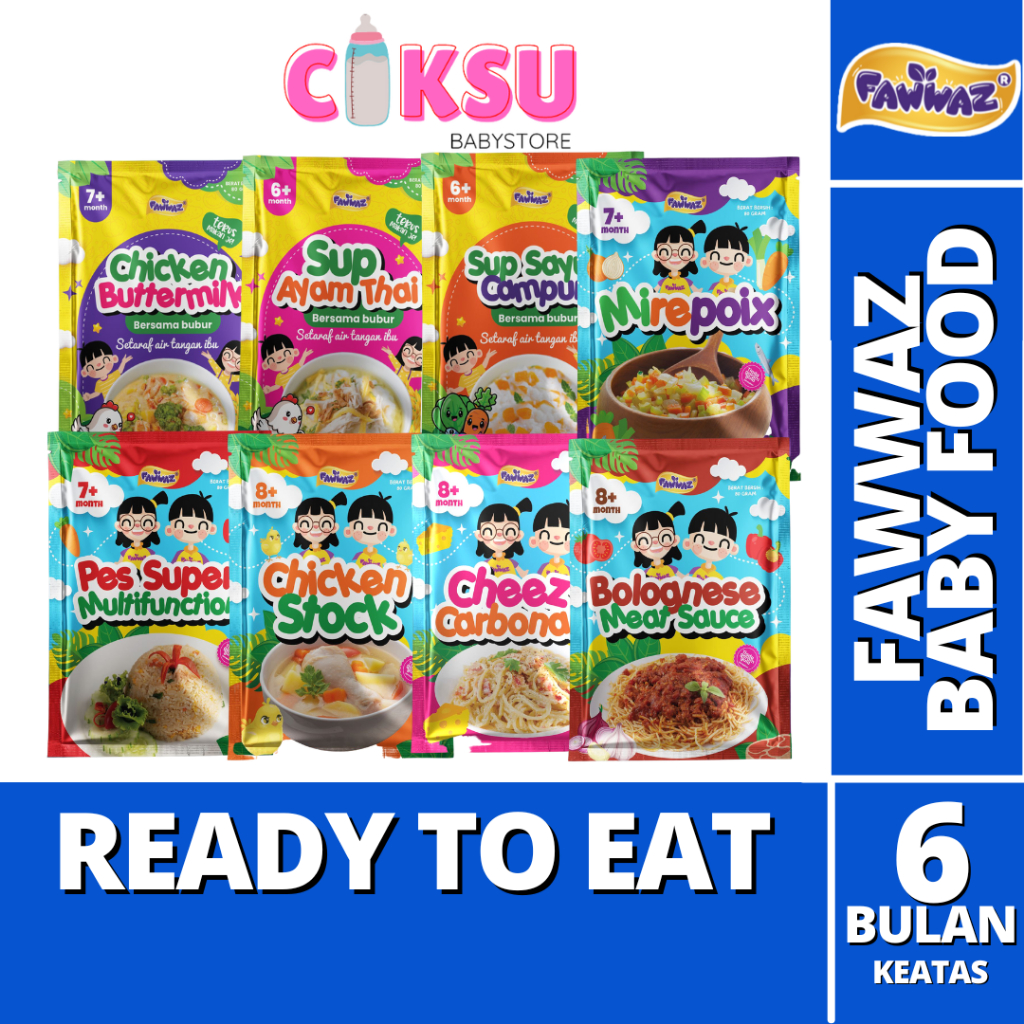 Fawwaz Babyfood Makanan Bayi Sedia Dimakan Ready To Eat Baby Food Pes ...