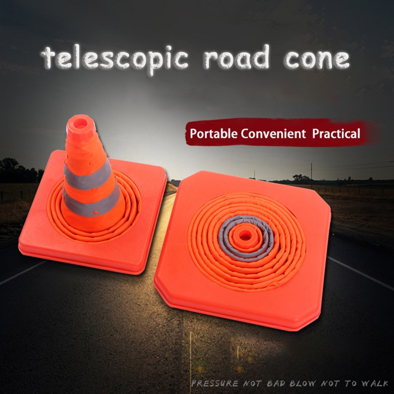 45/60cm Portable Safety Cone Foldable Safety Security Traffic Cone with ...