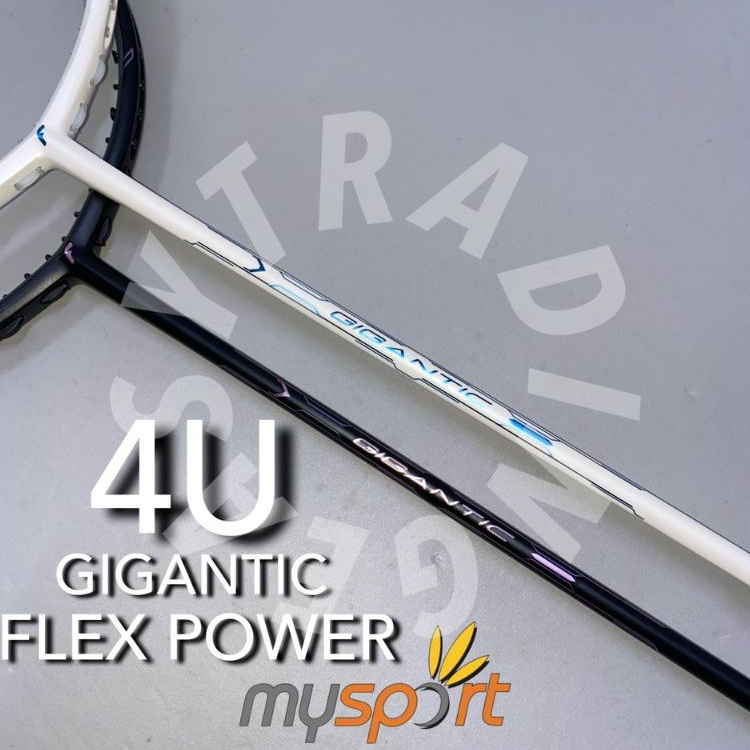 Flex Power Gigantic Racket Badminton 4U 83g Max Tension 36lbs ( Head ...