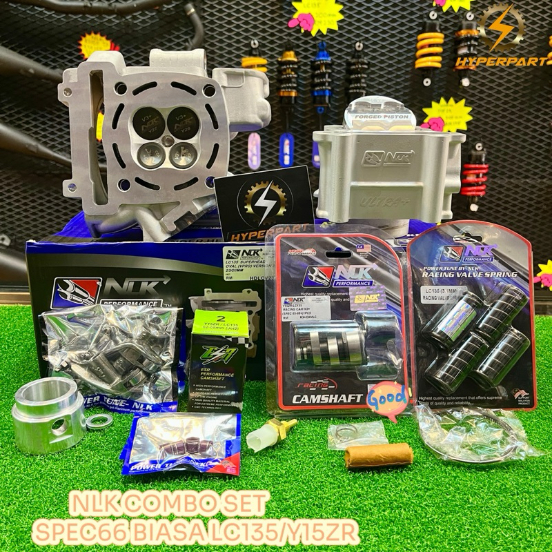 BAJET V2 SPEC66 NLK PERFORMANCE COMBO SET SUPERHEAD LC 23/26 OVAL VPRO VERSION 3 BIASA Y15 LC ...