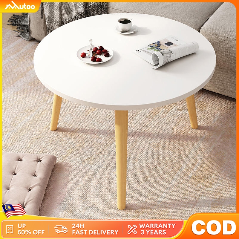 MT Round Table Tatami Tea Table Bay Window Side Table Small Coffee ...