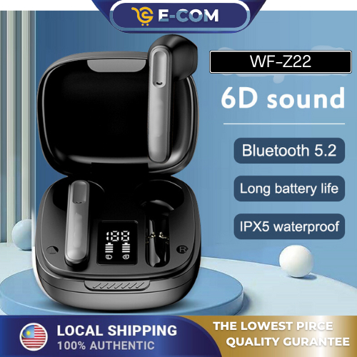 ECOM TWS Z22 True Wireless Headset Bluetooth Earbud V5.0 In-ear Earbuds ...