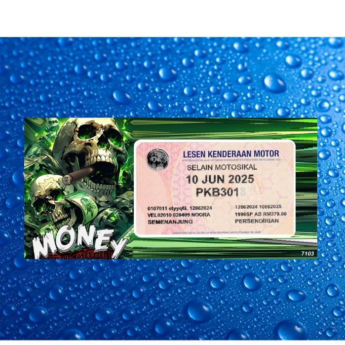 Car Roadtax Sticker Small Size Sticker 2024 Cukai Jalan 2024 Roadtax ...
