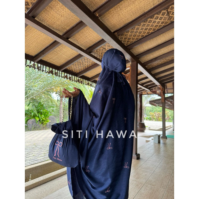 Telekung Siti Hawa Coquette 🎀 | Shopee Malaysia