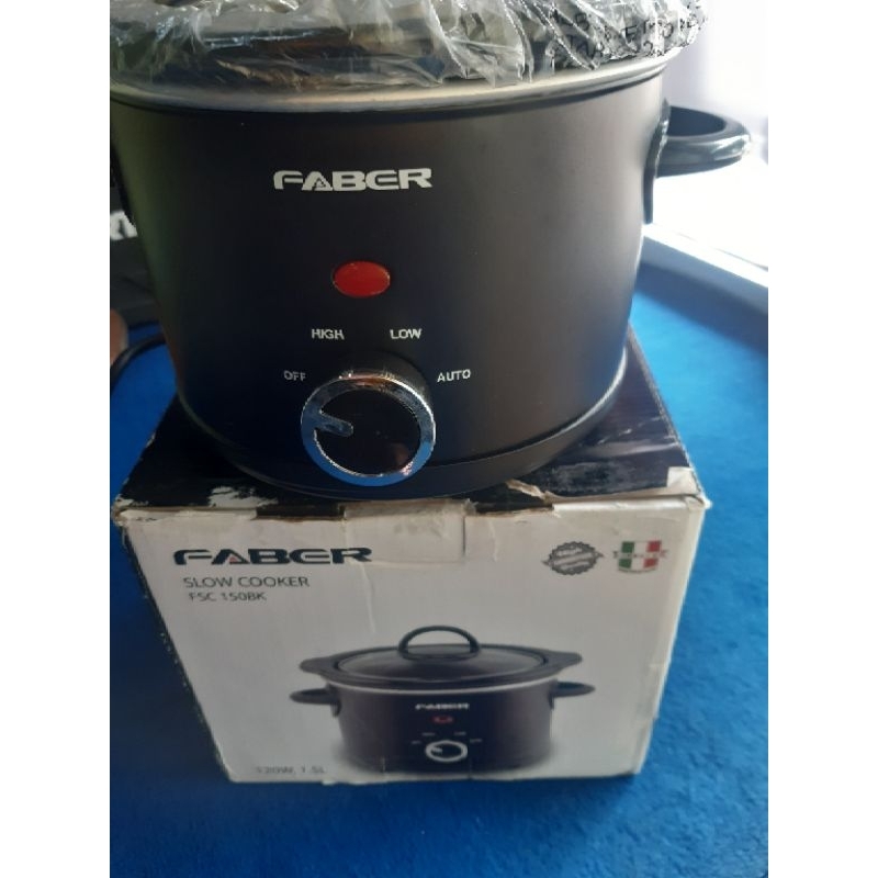 FABER SLOW COOKER FSC 150Bk display testing iteam not 100%original ...
